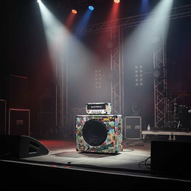 Tone Arts USA "Super Halen" Custom 1x12 Cabinet AND Matching Soldano S ...